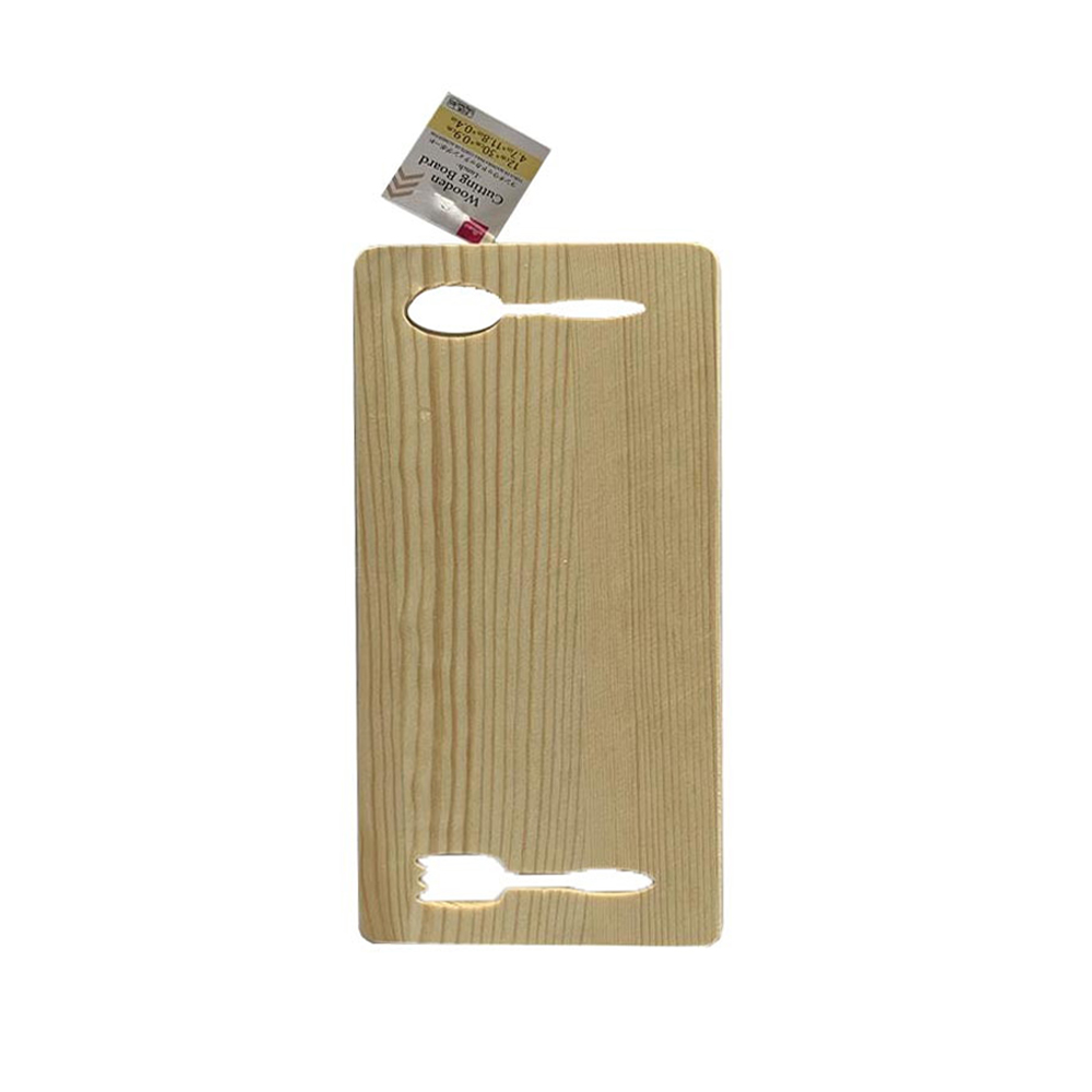 Tábua De Corte De Madeira - Modelo: Talheres - 12Cm X 30Cm | Daiso